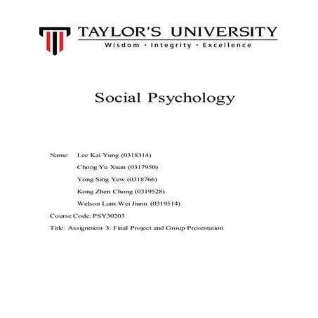 Psy final-write-up | PDF