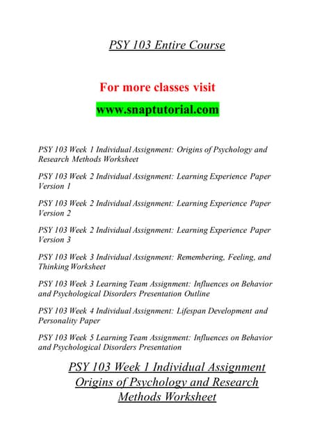 Psy 220 psy220 | PDF