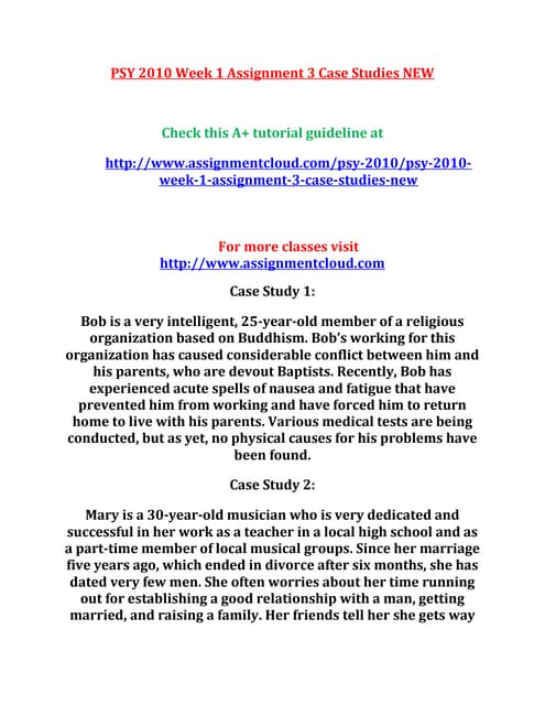 Assignment 3 Case Study Analysis IThe first step in understanding.docx