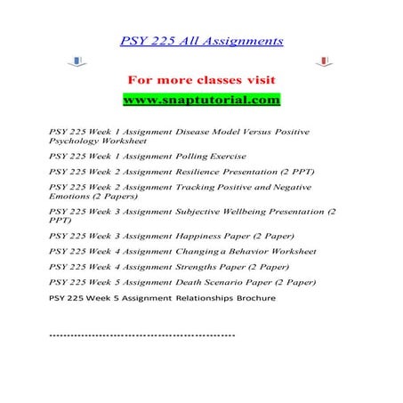 Psy 220 psy220 | PDF