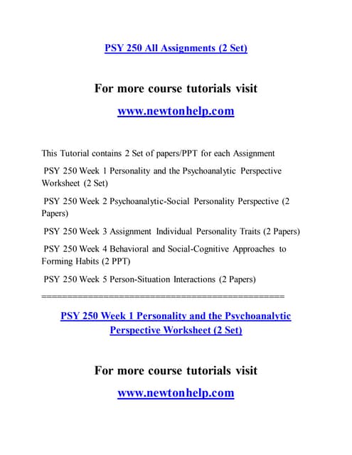 Psy 310 psy310 | PDF | Educational Assessment | Education