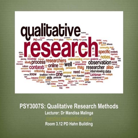 PSY3007S_Qualitative Research Methods_Lecture 11 2022.pptx