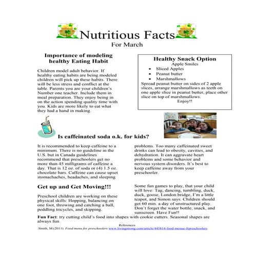 Psy 352 nutrition newsletter | DOC