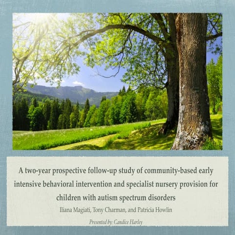 EIBI_Autism_Treatment_Presentation.pptx. | PPTX