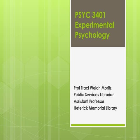 PSYC 3401 | PPT