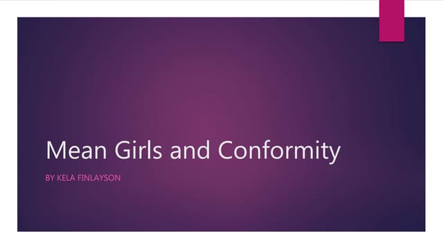 Mean girls presentation | PDF