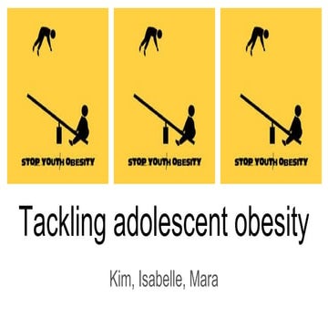 Tackling Adolescent Obesity | PDF