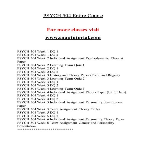 PSYCH 650 Education Organization / snaptutorial.com