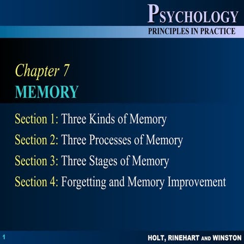 Human Memory | PPT