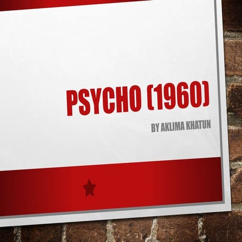 Psycho | PPT