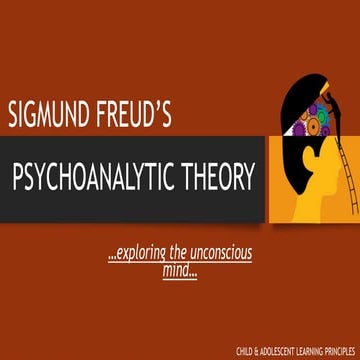 Psycho Analytic Theory Sigmund Freud Pptx