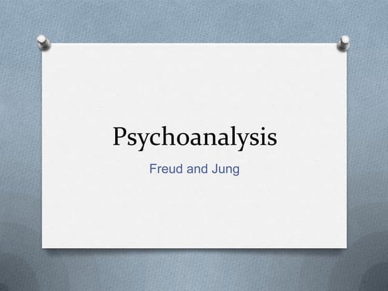 Psychoanalytic1 freud | PPT