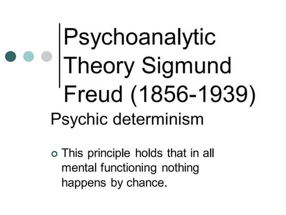 Freud's psychosexual development | PPT