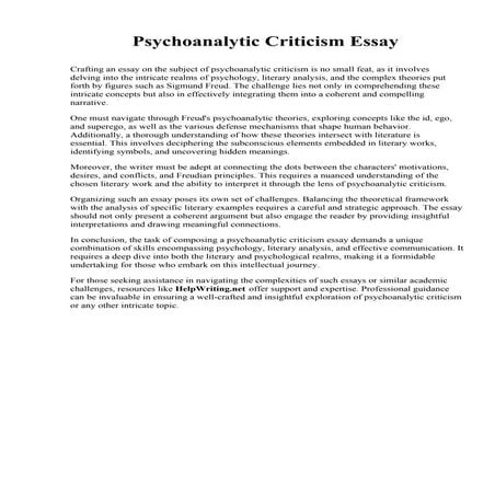 Psychoanalytic Criticism Essay.pdf