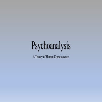 Psychoanalytic literary theory | PPTX