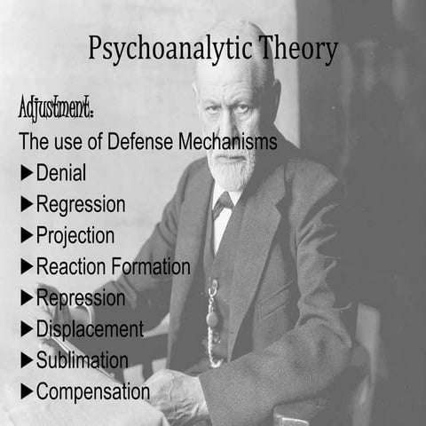 Psychoanalytic theory | PPTX