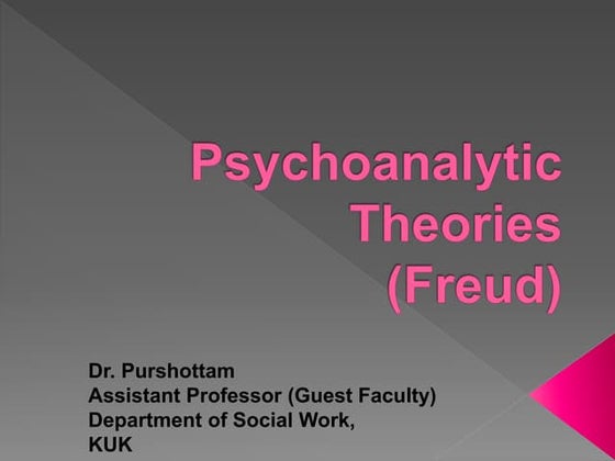 Psychoanalysis | PPT