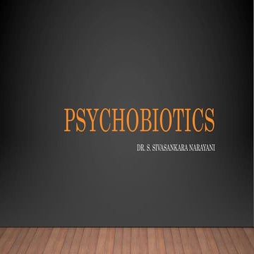 Psychobiotics | PPT