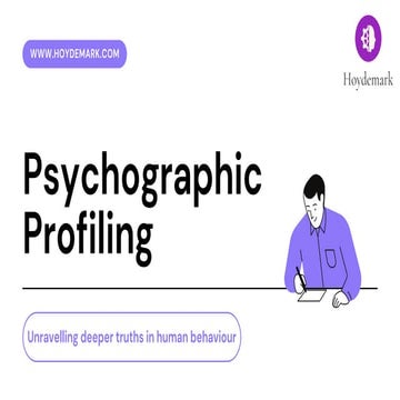 Psychographics Profiling - Explainer. Hoydemark Profiling System. | PDF