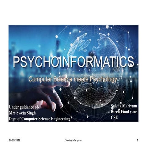 Psychoinformatics | PPTX