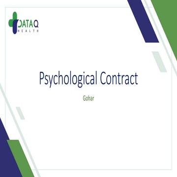 Psychological contract | PPTX