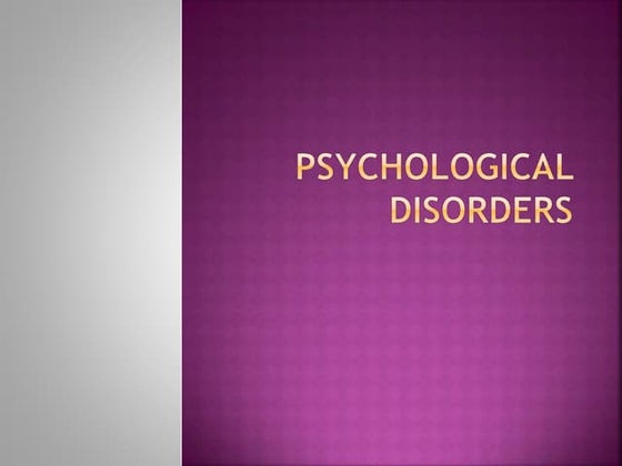 Chapter 1: PSYCHOLOGY | PPT