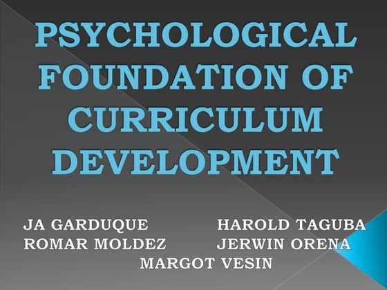 PHILOSOPHICAL FOUNDATIONS OF CURRICULUM | PPT
