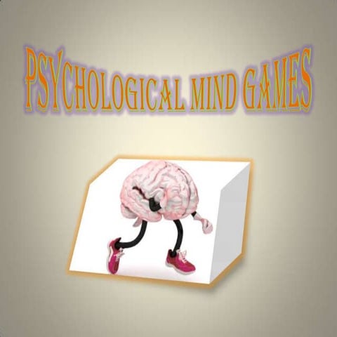 Psychological mind games | PPTX