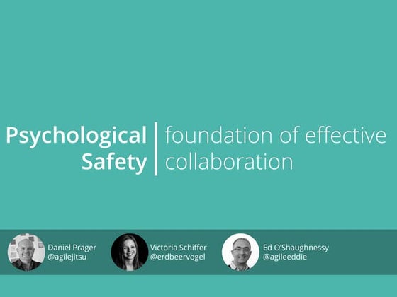 Psychological Safety in the Workplace | PPTX