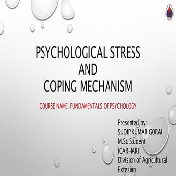 Theories of stress | PPT