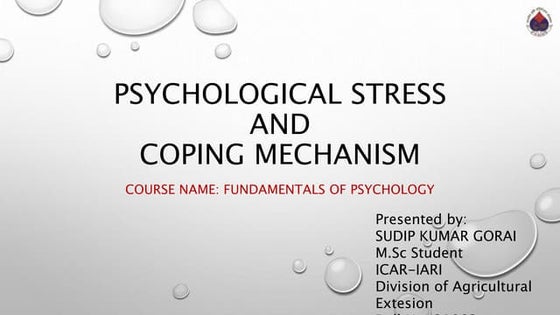 Stress and Coping Strategies | PPTX | Mental Health | Diseases and ...