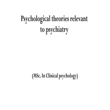 Psychological theories. attachment and behavior theories.pptx