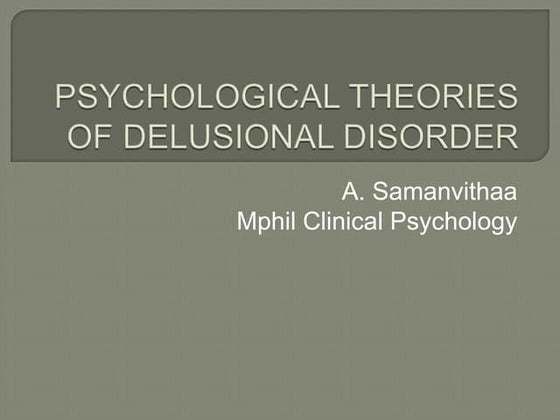 PERSONALITY DISORDERS DSM5 | PPT