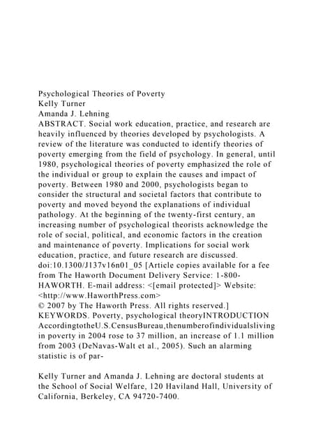 Define the terms worthy poor and unworthy Identify an.docx