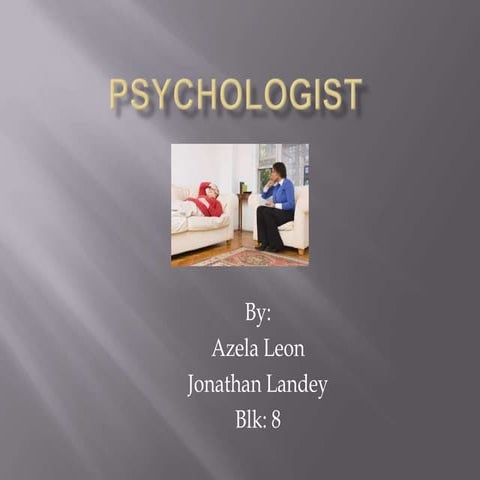 Psychologist | PPTX