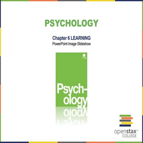 Openstax - Psychology ch06 | PPTX
