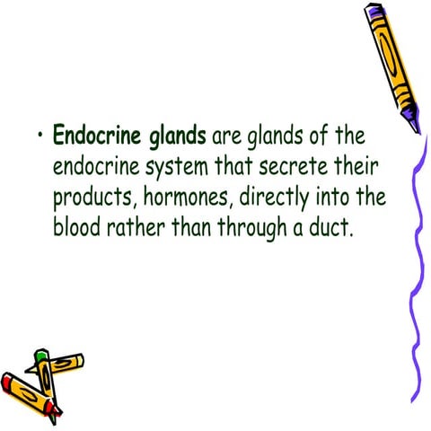 Psychology endocrine system | PPT