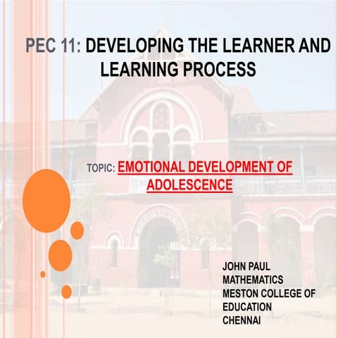 Unit-4 Emotional Development | PDF