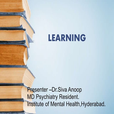 Psychology -Learning | PPTX