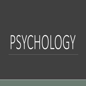 PSYCHOLOGY (1).pptx.mental_processes-of-human | PPT