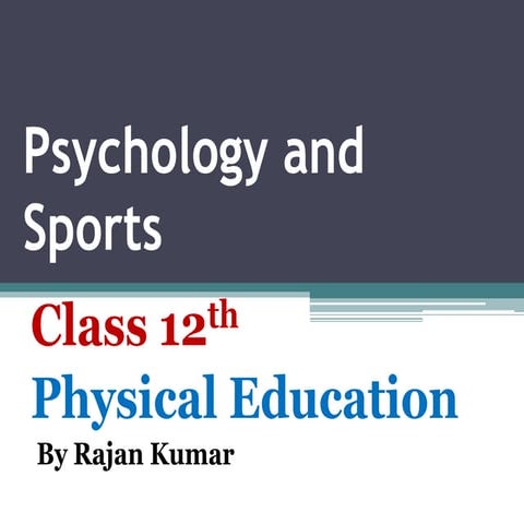 Training In Sports. Class 12 Physical education | PDF