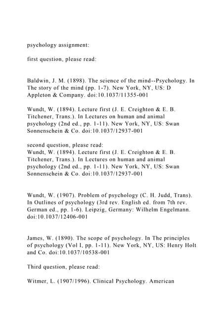Sample psych reports format | DOC