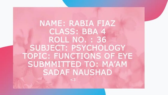 ppt on Eye anatomy | PPT