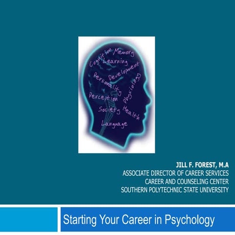 Psychology Careers - First Steps | PPTX