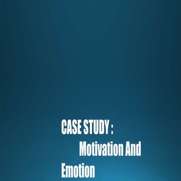 Psychology case study 2 | PPT