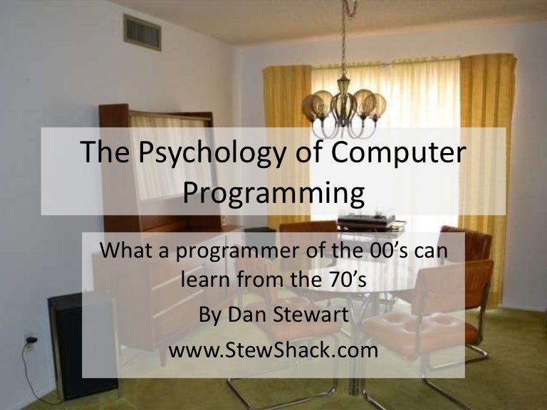 The Psychology Of Computer Programming