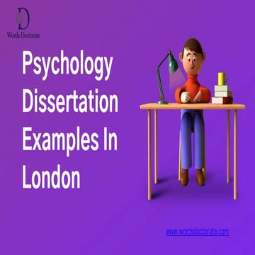 Psychology Dissertation Examples In London.pptx | Postgraduate ...