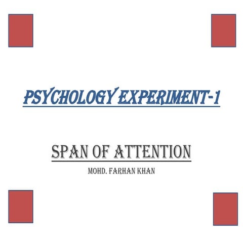 Psychology experiment 1-converted | PDF