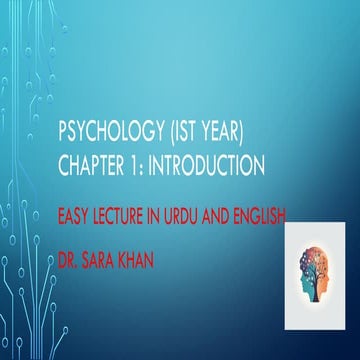 AN APPROACH TO PSYCHOLOGY (INTERMEDIATE PART 1) CHAPTER 1.pptx