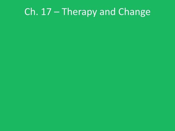 Comparison and similarties and differences among psychotherapy | PPT